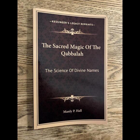 Other | The Sacred Magic Of The Qabbalah Manly P Hall Legacy Reprint ...